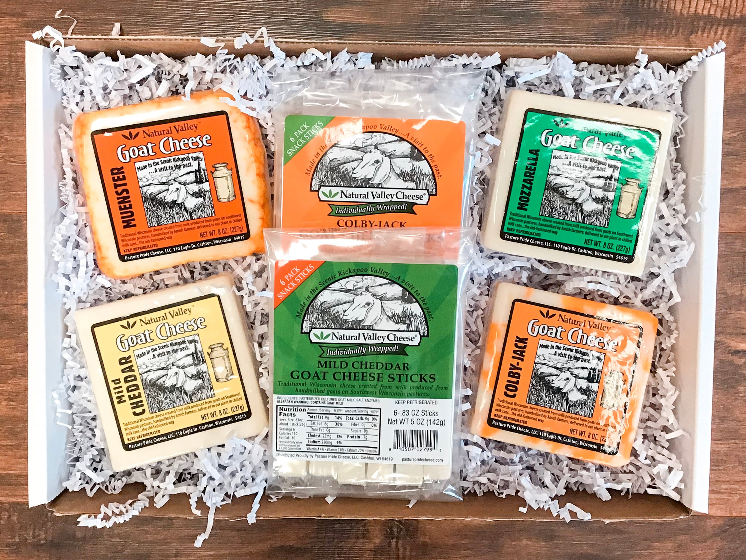 Natural Valley Goat Cheese Pick Gift Box Pasture Pride, 48% OFF