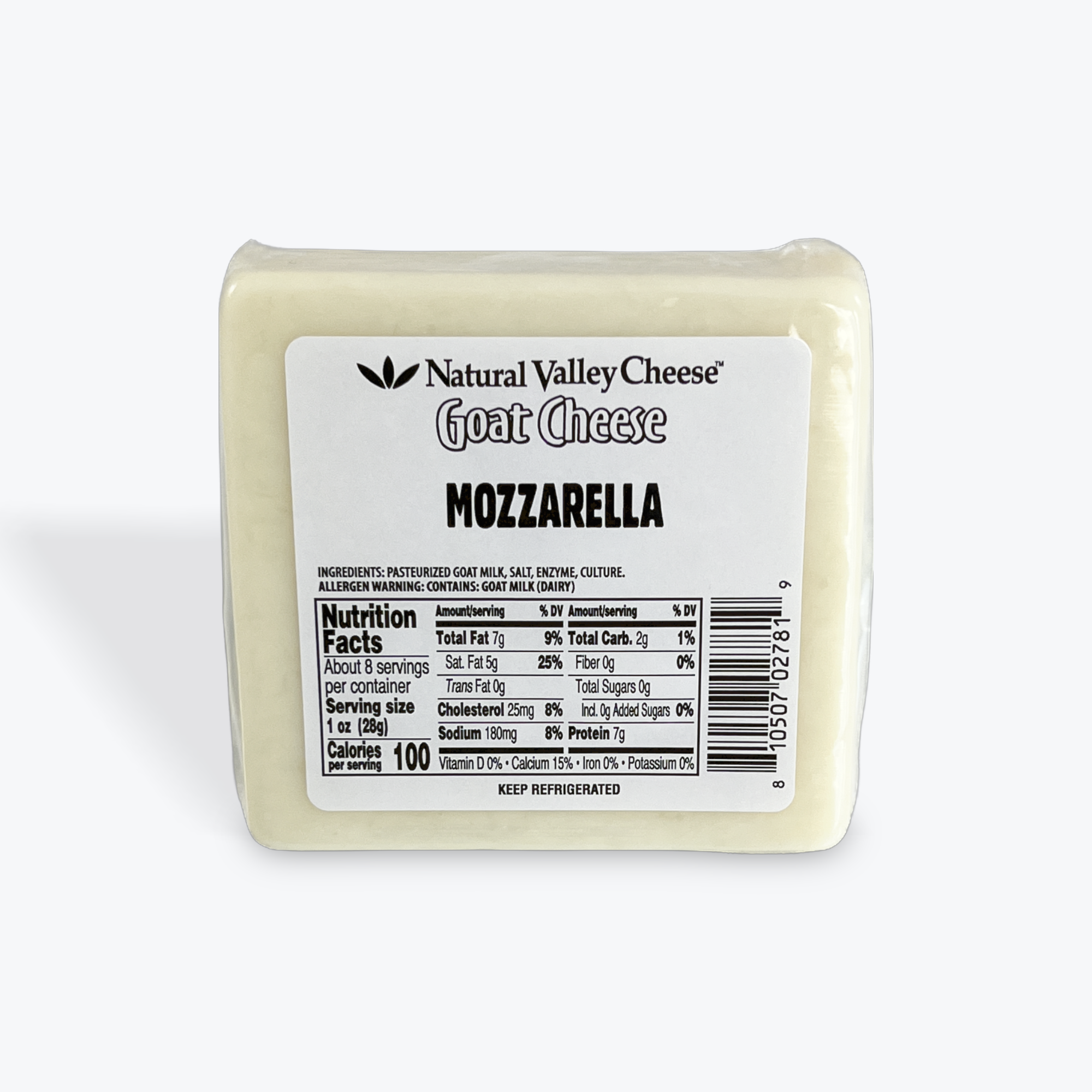 Goat Mozzarella 8 oz | Pasture Pride Cheese