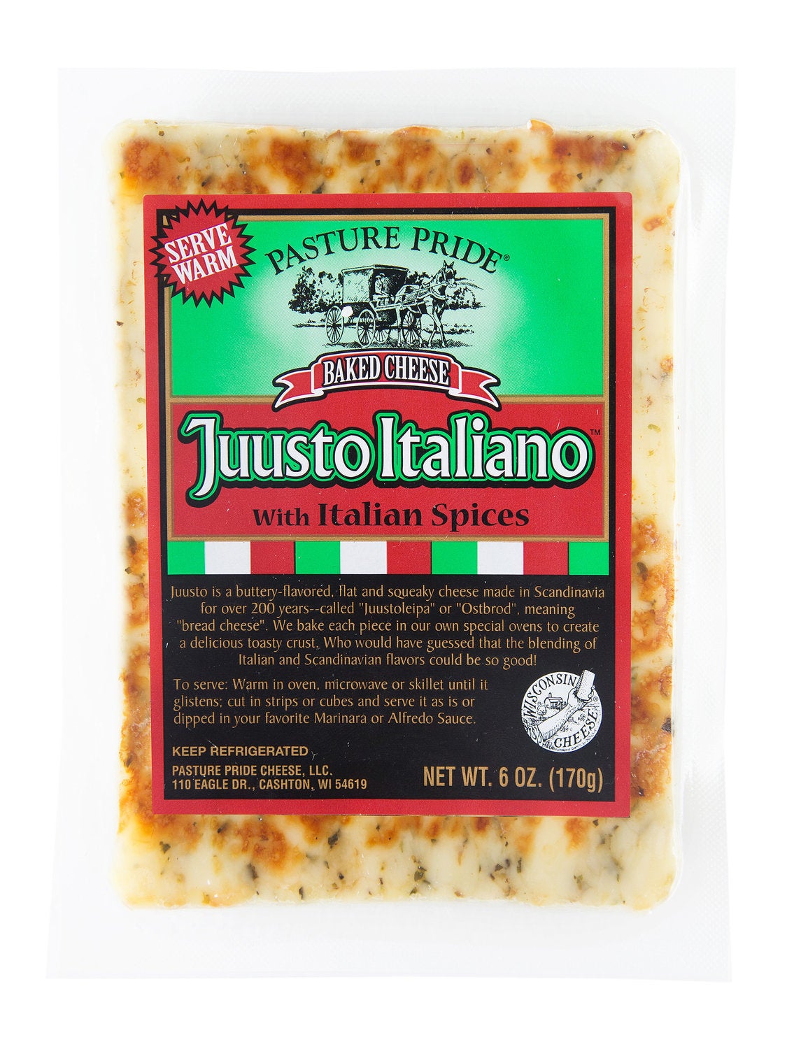 Italian Juusto Baked Cheese | Pasture Pride Cheese
