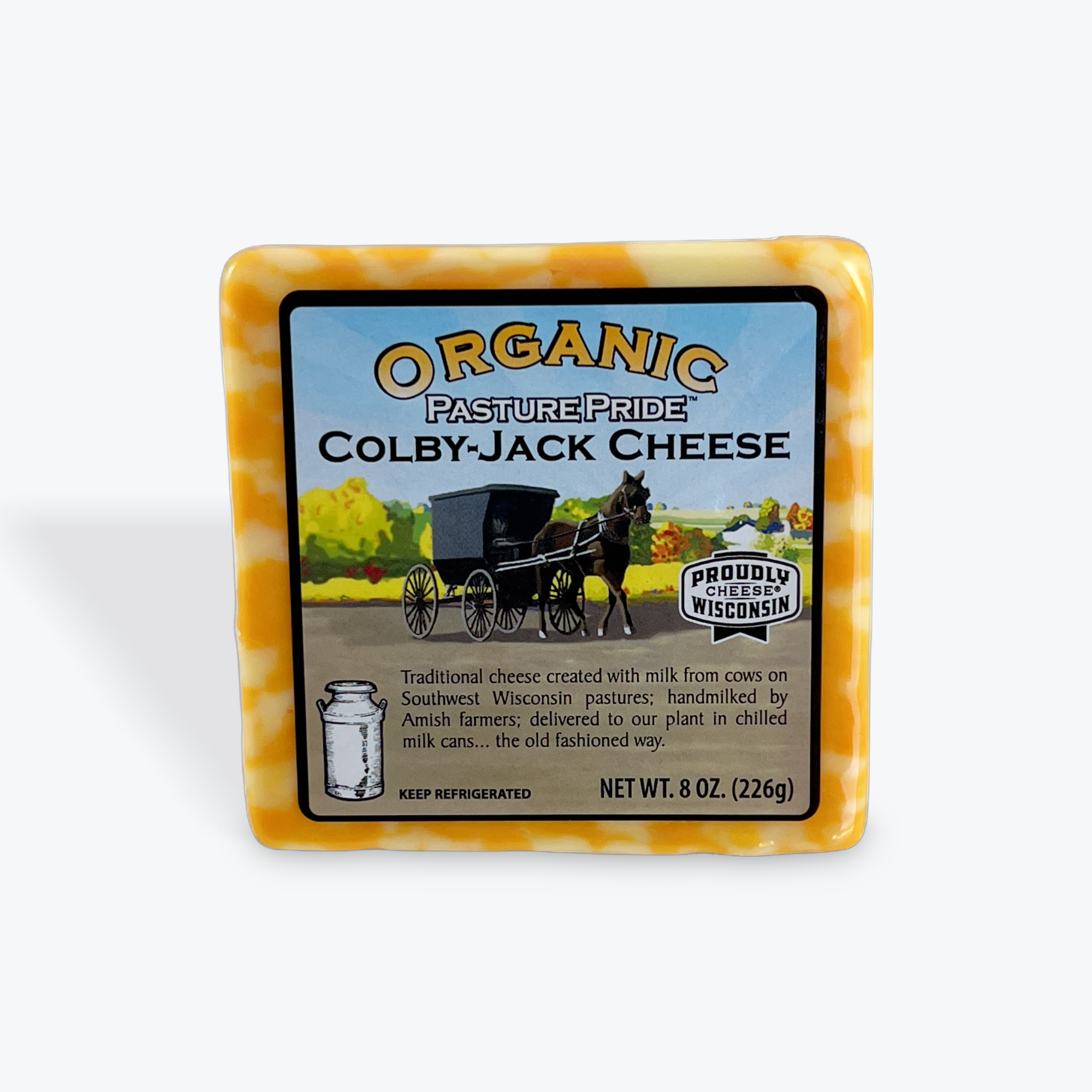 Organic Colby Jack Cheese | Pasture Pride Cheese
