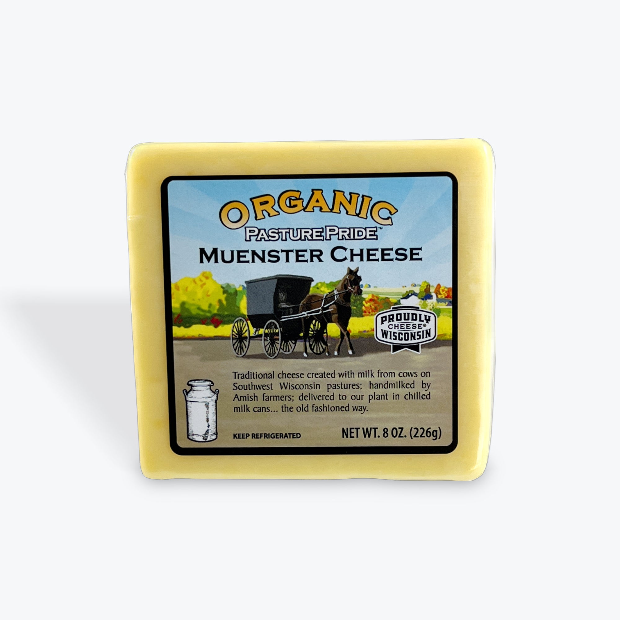 Organic Muenster Cheese | Pasture Pride Cheese